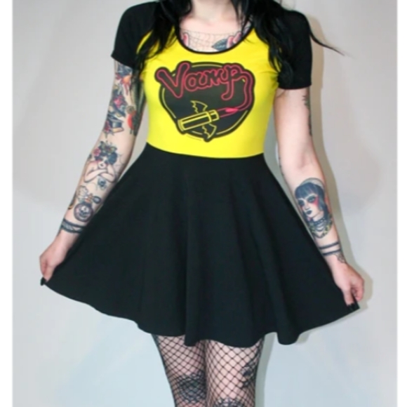 Sourpuss | Dresses | Sourpuss Vamp Dress | Poshmark